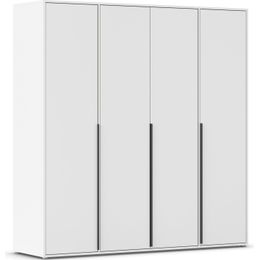 Drehtürenschrank Rauch, B:187cm H:194cm T:53cm, weiß, Holzwerkstoff, Schränke, "Kleiderschrank Schrank Garderobe Wäscheschrank NAGATA viel Stauraum",