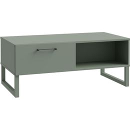 Couchtisch FORTE, B:110cm H:57,2cm T:57,2cm, gr&uuml;n, Wohnzimmer, Tische, "Silba", Breite ca. 110 cm
