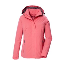 Killtec Damen Funktionsjacke "KOS 362 WMN JCKT", orange, Gr. 44, Oberstoff: 100% Polyester, Futter: 100% Polyester, Jacken, Wasser- und winddicht,