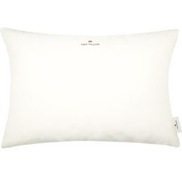 Dekokissen Tom Tailor HOME, B:60cm H:0,5cm L:40cm, wei&szlig;, Baumwolle, Polyester, Dekokissen_Sitzkissen_Kissenh&uuml;llen, "Dove Signature", mit Paspel,