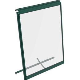 Fenster Vitavia, gr&uuml;n, Aluminium, Fenster, "f&uuml;r Venus, Apollo, Calypso, Freya, Dione u.a.", Gew&auml;chshaus-Fenster, Aluminium, mit 3mm ESG-Glas