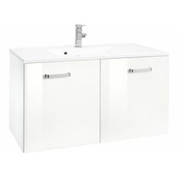 Waschtisch Welltime, B:70cm H:54cm T:48cm, weiß, Badezimmer, Waschtische, "Ravenna"