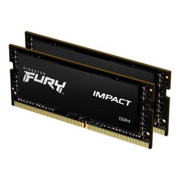 Kingston Arbeitsspeicher "16GB 3200MT/s DDR4 CL20 SODIMM", B:9,5cm H:1,3cm T:17cmohne farbbezeichnung, Arbeitsspeicher