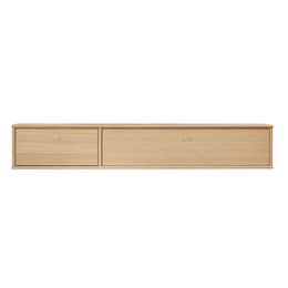 TV-Board, B:133cm H:22,4cm T:32,5cm, weiß, HAMMEL FURNITURE, MDF, Massivholz, Spanplatte, Sideboards, "Mistral Fernsehschrank, Medienmöbel, Hängend",