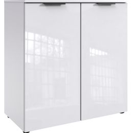 Kommode wimex, B:81cm H:92cm T:41cm, weiß, Spanplatte, Sideboards, "level36 D by fresh to go", 2-türig mit soft-close Funktion, lackierte Front,