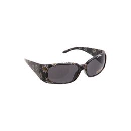 Damen Sonnenbrille "Edelweiß", weiß, Collezione Alessandro, geblümt, Sonnenbrillen, mit kleinem Edelweiß