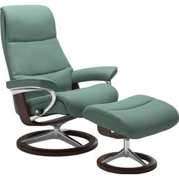 Relaxsessel stressless, B:82cm H:109cm T:81cm, grün, Leder BATICK: BATICK ist ein leicht korrigiertes, durchgefärbtes und genarbtes Möbelleder, bei