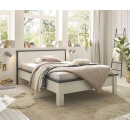 Einzelbett Home Affaire, B:160cm H:93cm L:213cm, wei&szlig;, Betten, "SHERWOOD Liegefl&auml;che 90/140 oder 180x200 cm", aus FSC-zertifiziertem Holzwerkstoff,