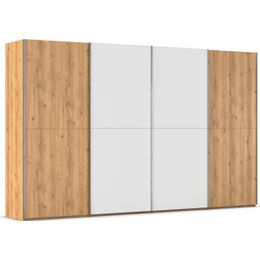 Schwebetürenschrank Rauch, B:360cm H:223cm T:68cm, weiß, Holz teilmassiv, Schränke, "Kleiderschrank Schrank Garderobe Schlafzimmerschrank