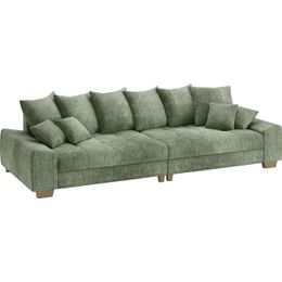 Big-Sofa MR. COUCH, B:300cm H:88cm T:118cm, gr&uuml;n, Dolce (100% Polyester), Sofas, "Nikita II", mit Kaltschaumpolsterung bis 140kg belastbar