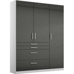 Drehtürenschrank Rauch, B:136cm H:197cm T:54cm, weiß, Holzwerkstoff, Schränke, "Kleiderschrank Schrank Garderobe Garderobenschrank Topseller