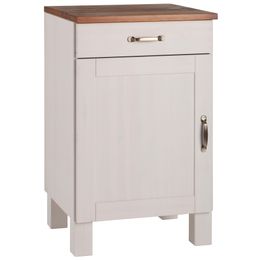 Unterschrank Home Affaire, B:50cm H:85cm T:50cm, wei&szlig;, K&uuml;che, Schr&auml;nke, "Alby", Breite 50 cm, 1 T&uuml;r, 1 Schublade