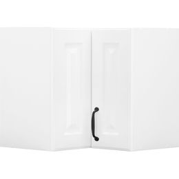 Wiho-K&uuml;chen Eckh&auml;ngeschrank WIHO K&Uuml;CHEN, B:60cm H:56,5cm T:35cm, wei&szlig;, K&uuml;che, Schr&auml;nke, "Erla", 60 cm breit mit Kassettenfront