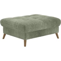 Hockerbank MR. COUCH, B:102cm H:46cm T:82cm, gr&uuml;n, Dolce (100% Polyester), Hocker, "Blackburn II", Passend zu der Garnitur, wahlweise mit Kaltschaum