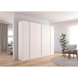Dreht&uuml;renschrank Rauch, B:271cm H:210cm T:54cm, wei&szlig;, Holzwerkstoff, Schr&auml;nke, "Monostar", mit umfangreicher Innenausstattung