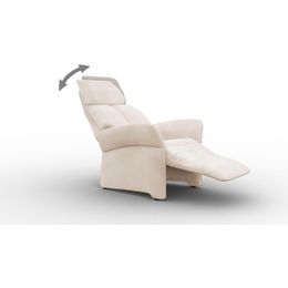Relaxsessel Alina, B:84cm H:114cm T:90cm, wei&szlig;, Struktur fein XBO (100% Polyester), Wohnzimmer, Sessel, "Savin", in Gr&ouml;&szlig;e L, Liegefl&auml;che 185cm,