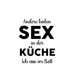 Wanddekoobjekt queence, B:20cm H:30cm T:0,1cm, schwarz-weiß, Stahl, Wanddekoobjekte, "Andere haben Sex in der ...", Stahlschild, Blechschild, Spruch,