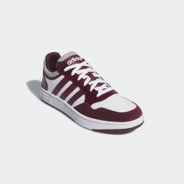 Herren Sneaker "HOOPS 3.0", adidas Sportswear, Gr. 42,5, weiß, Leder, Synthetik, Textil, Schuhe