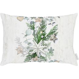 Dekokissen Apelt, B:35cm H:5cm L:50cm, gr&uuml;n, Baumwolle, Dekokissen_Sitzkissen_Kissenh&uuml;llen, "6203"