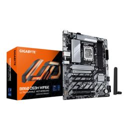 Gigabyte Mainboard "B860 DS3H WIFI6E Mainboard - Intel Core Ultra CPUs, 8+1+2+2 Phasen VRM", B:8,2cm H:33,8cm T:27,2cmohne farbbezeichnung, Mainboards