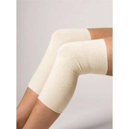 Damen Kniebandage, wei&szlig;, Bandagen