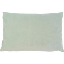 G&ouml;zze Dekokissen G&Ouml;ZZE, B:60cm L:40cm, gr&uuml;n, Polyester, Dekokissen_Sitzkissen_Kissenh&uuml;llen, "Duval", mit Rei&szlig;verschluss, Kissenh&uuml;le ohne F&uuml;llung, 2 St&uuml;ck