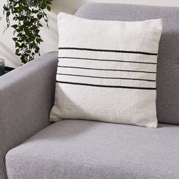 Dekokissen ANDIAMO, B:45cm H:12cm L:45cm, wei&szlig;, Obermaterial: 80% Baumwolle, 20% Polyester, Dekokissen_Sitzkissen_Kissenh&uuml;llen, "Malena",