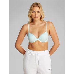 Damen Bügel-BH "LL FULL COVERAGE", Calvin Klein Underwear, Gr. 70moonlight jade, Obermaterial: 79% Polyamid, 21% Elasthan, unifarben, Basic, BHs, mit