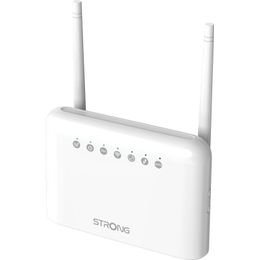 Strong 4G/LTE-Router "350, LTE bis 150 Mbit/s, WLAN bis 300 Mbit/s", B:18,39cm H:13cm T:3,96cm, weiß, Router