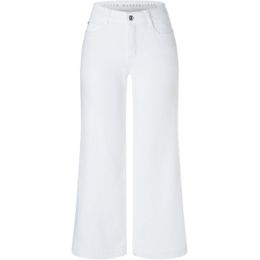 MAC Damen Weite Jeans "DREAM culotte", wei&szlig;, Gr. 42, unifarben, Denim/Jeans, Obermaterial: 75% Baumwolle, 12% Modal, 9% Polyester, 4% Elasthan,