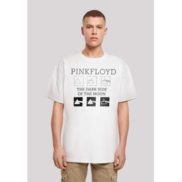F4NT4STIC Damen T-Shirt "Pink Floyd Pyramids Rock Metal Musik Band", wei&szlig;, Gr. S, Obermaterial: 100% Baumwolle, Shirts, Print