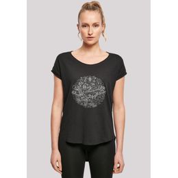 F4NT4STIC Damen T-Shirt "Star Wars Christmas Death Star Todesstern", schwarz, Gr. XS, Obermaterial: 100% Baumwolle, Shirts, Print
