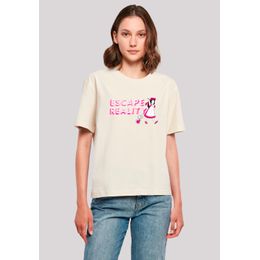 F4NT4STIC Damen T-Shirt "Alice im Wunderland Escape Reality", wei&szlig;, Gr. XXL, Obermaterial: 100% Baumwolle, Shirts, Retro, Heroes of Childhood, TV