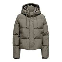 Only Damen Steppjacke "ONLALICE SHORT DOWN JACKET NOOS OTW", grün, Gr. M, unifarben, Steppware, Obermaterial: 100% Polyester, Jacken