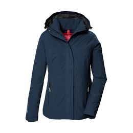 Killtec Damen Funktionsjacke "KOS 362 WMN JCKT", blau, Gr. 42, Oberstoff: 100% Polyester, Futter: 100% Polyester, Jacken, Wasser- und winddicht,