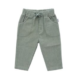 Liliput Jungen Strickhose, gr&uuml;n, Gr. 98, unifarben, 100% Baumwolle, Hosen, mit elastischem B&uuml;ndchen