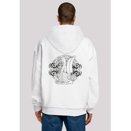 F4NT4STIC Herren Kapuzenpullover "Wickie und die starken M&auml;nner", wei&szlig;, Gr. XXL, Obermaterial: 100% Baumwolle, Pullover, Nostalgie, Retro Print,