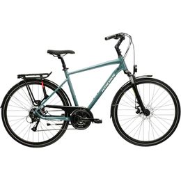 KROSS Trekkingrad "Trans 3.0", 58cm, 28 Zoll (71,12cm) hinten: 28 Zoll (71,12cm), grün, Fahrräder