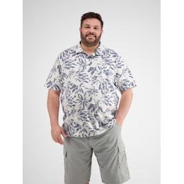 Lerros Herren Poloshirt "Lerros Poloshirt mit Stretchanteil in &Uuml;bergr&ouml;&szlig;en", wei&szlig;, Gr. XXXL, 95% Baumwolle, 5% Elasthan, Shirts