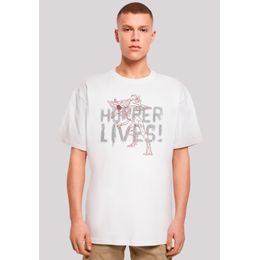 F4NT4STIC Damen T-Shirt "Stranger Things Hoppers Live", wei&szlig;, Gr. XL, Obermaterial: 100% Baumwolle, Shirts, Premium Qualit&auml;t