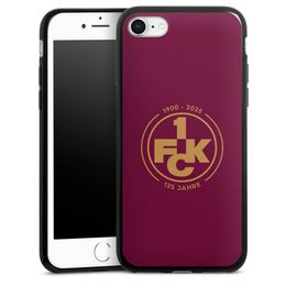 DeinDesign iPhone SE (2020) Handy Slim Case extra d&uuml;nn Silikon Handyh&uuml;lle schwarz H&uuml;lle 125 Jahre 1. Fc Kaiserslautern 1. Fck Silikon Slim Case