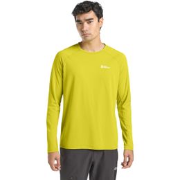 Jack Wolfskin Herren Langarmshirt "PRELIGHT SWIFT LS M", gr&uuml;n, Gr. XL, Oberstoff 100% POLYESTER, Shirts
