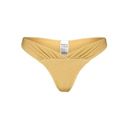 alife and kickin ALIFE & KICKIN Damen Bikini-Hose "Damen ZulaAK A", gold, Gr. L, 80% Polyamid, 20% Elasthan, Badehosen