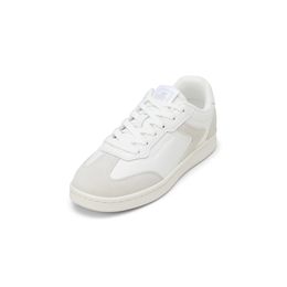 Marc O'Polo MARC O'POLO Damen Sneaker "mit Farbakzenten", Gr. 41, wei&szlig;, Obermaterial: 100% Leder, unifarben, Schuhe