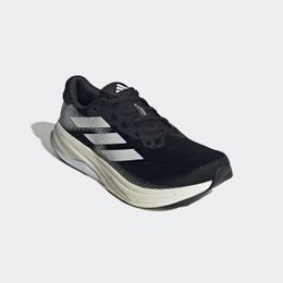 Herren Laufschuh "SUPERNOVA SOLUTION 2.0", adidas Performance, Gr. 42, schwarz-weiß, Synthetik, Textil, Schuhe