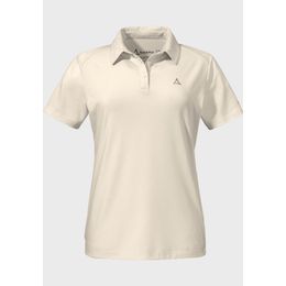 Sch&ouml;ffel SCH&Ouml;FFEL Damen Poloshirt "Polo Shirt Ramseck L", wei&szlig;, Gr. 40, Oberstoff: 77% Polyester, 18% Lyocell, 5% Elasthan, Shirts