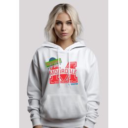 F4NT4STIC Damen Kapuzenpullover "Sex Education Moordale M Collage Netflix TV Series", wei&szlig;, Gr. XS, Obermaterial: 65% Baumwolle, 35% Polyester,