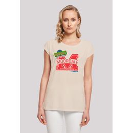 F4NT4STIC Damen T-Shirt "Sex Education Moordale M Collage", wei&szlig;, Gr. XXL, Obermaterial: 100% Baumwolle, Shirts, Premium Qualit&auml;t