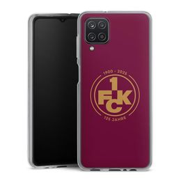 DeinDesign Galaxy A12 Handy Silikon H&uuml;lle Case transparent Handyh&uuml;lle 125 Jahre 1. Fc Kaiserslautern 1. Fck Silikon Case