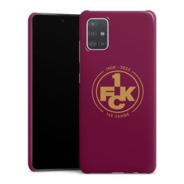 DeinDesign Galaxy A51 Handy Premium Case Smartphone Handyh&uuml;lle Schutzh&uuml;lle gl&auml;nzend 125 Jahre 1. Fc Kaiserslautern 1. Fck Premium Case